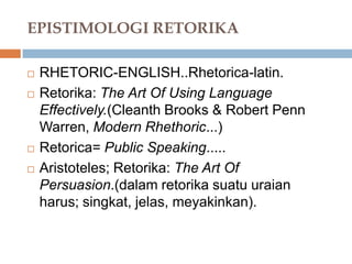 Retorika dakwah | PPTX