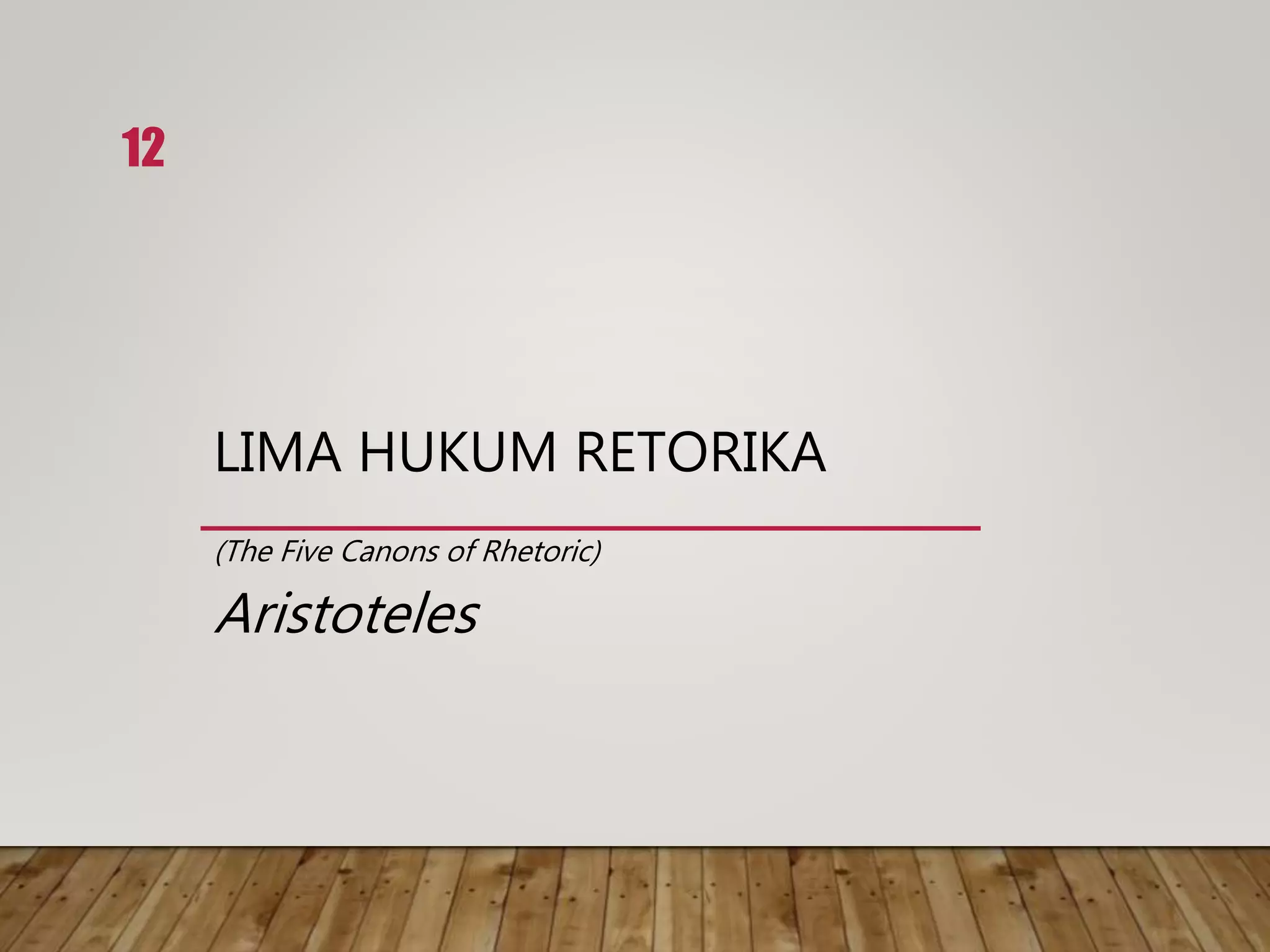 Retorika | PPTX