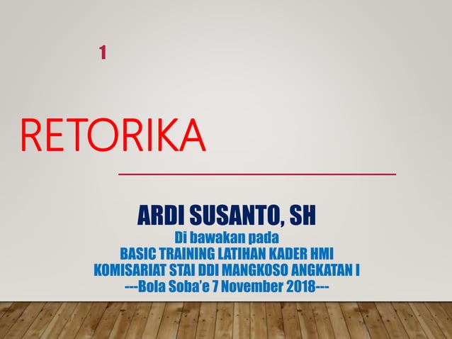 Retorika | PPTX