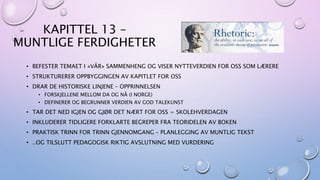 Retorikk arbeidskrav-3 | PPT