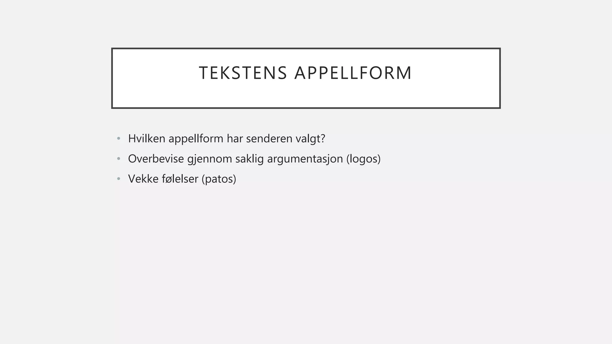 Retorisk analyse av reklame | PPTX
