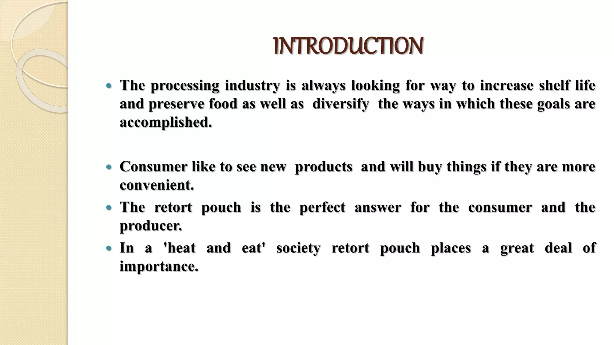 Retort able pouches | PPT