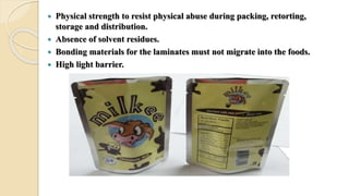 Retort able pouches | PPT