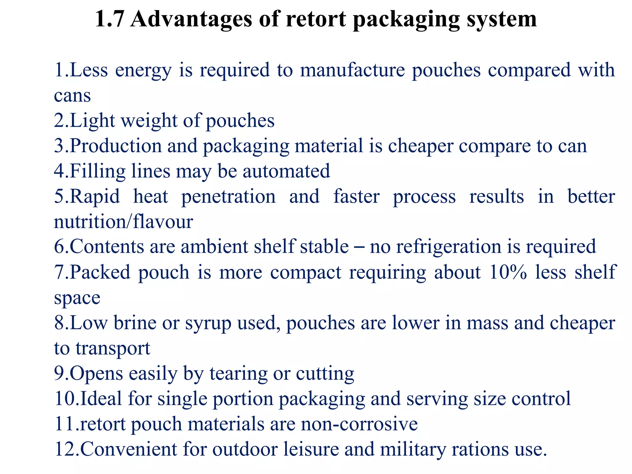 Retort pouch packaging | PPTX