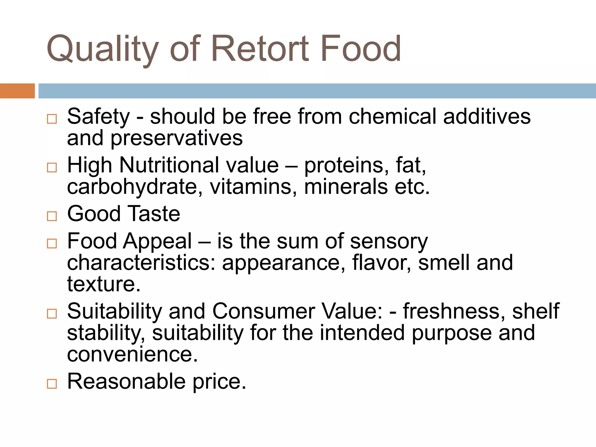 Retort pouch | PPTX