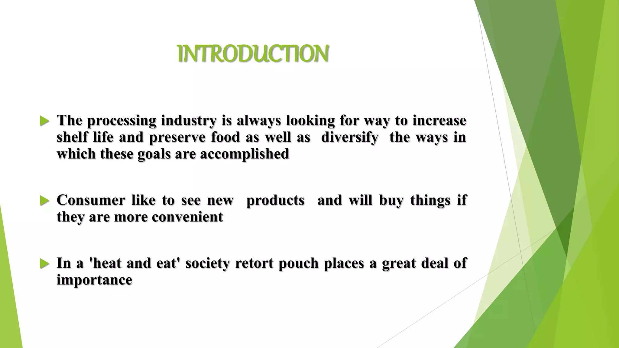 Retort pouch processing | PPTX