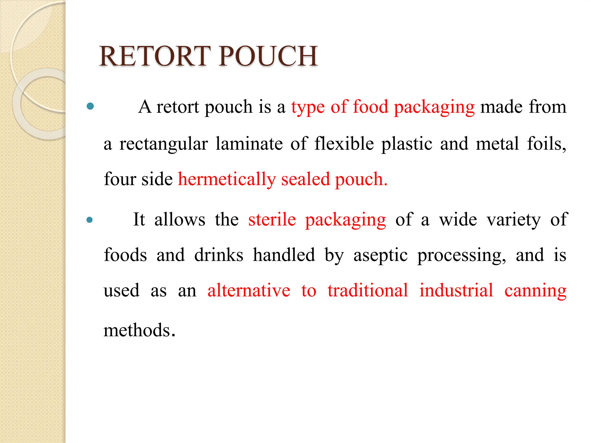 Retort Processing and Equipment's for it | PPTX | Chemistry | Science