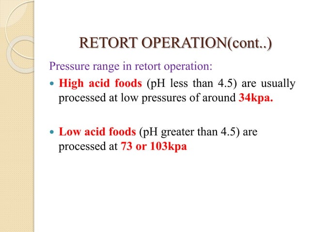 Retort Processing and Equipment's for it | PPT