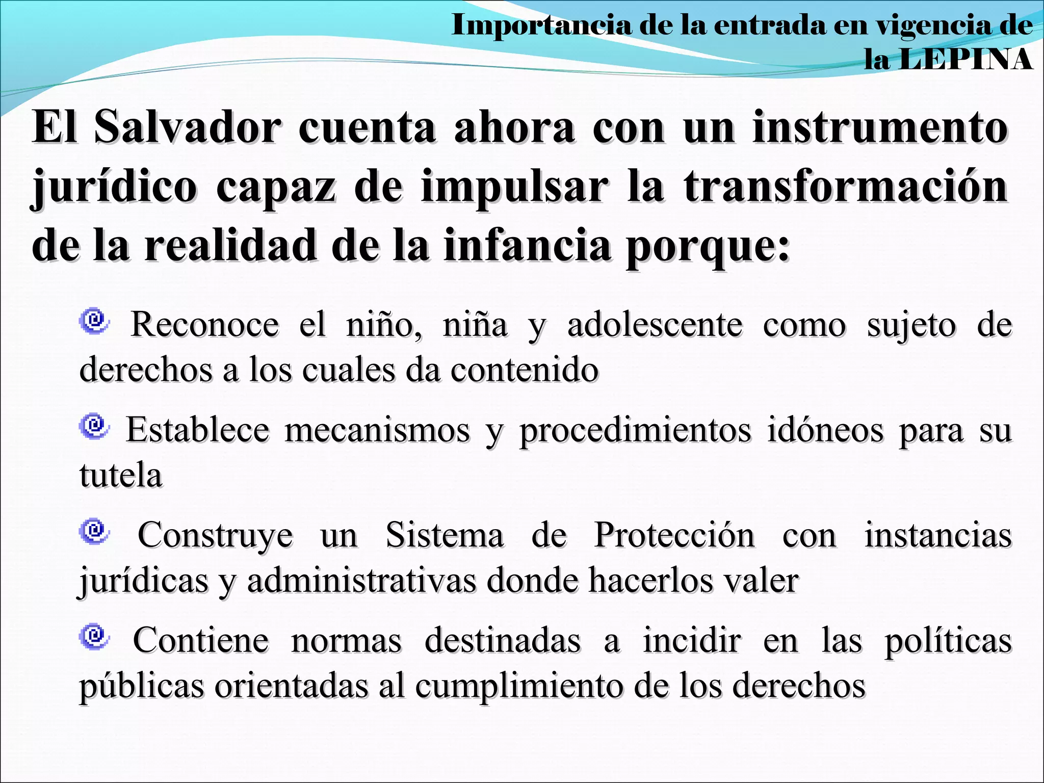 Retos e importancia lepina | PPT