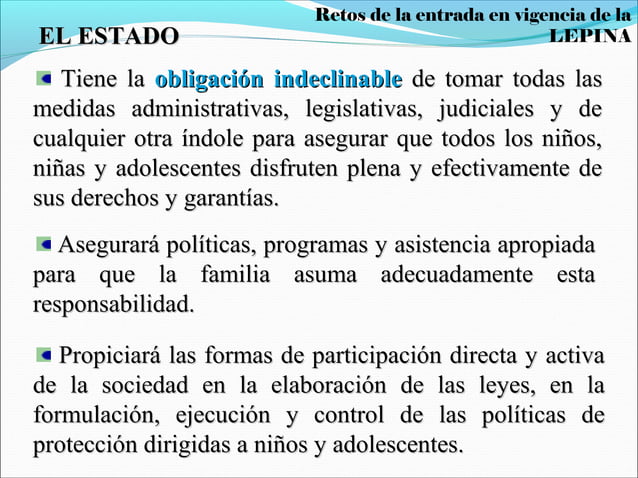 Retos e importancia lepina | PPT