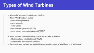 Wind turbine | PPTX