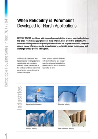 Retractable Sensor Housings for Analytical Sensors | PDF