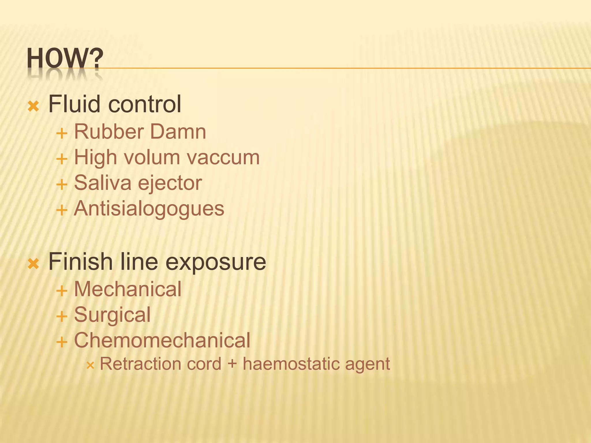 Retraction cords | PPTX