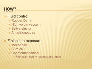 Retraction cords | PPTX