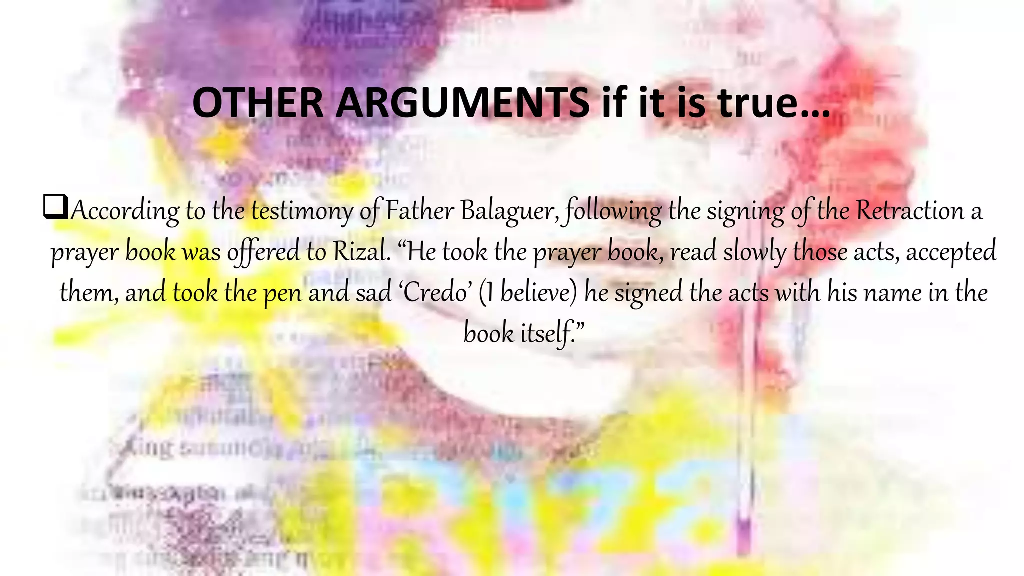 Retraction Of Rizal.pptx