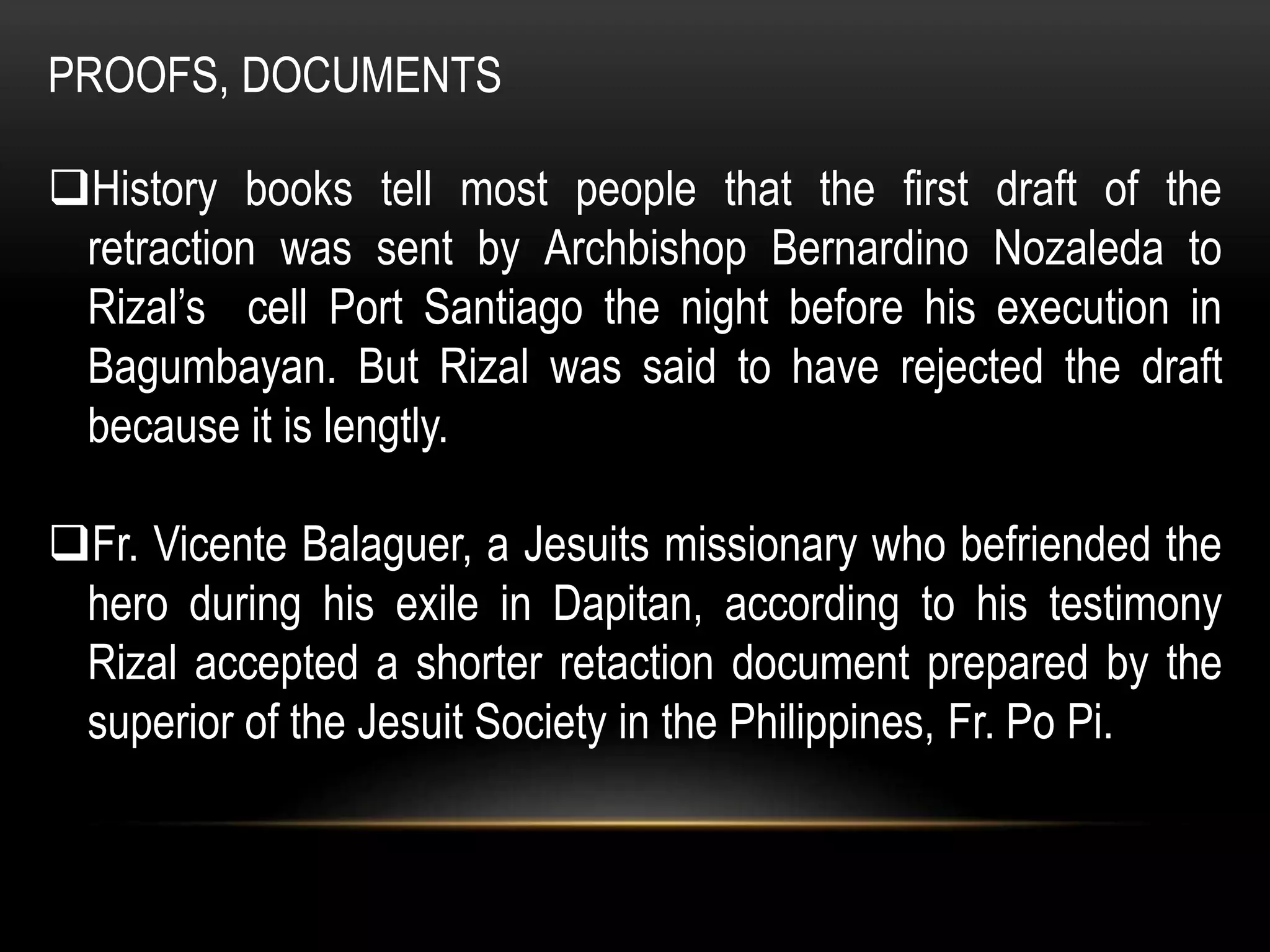 RETRACTION OF RIZAL.pptx