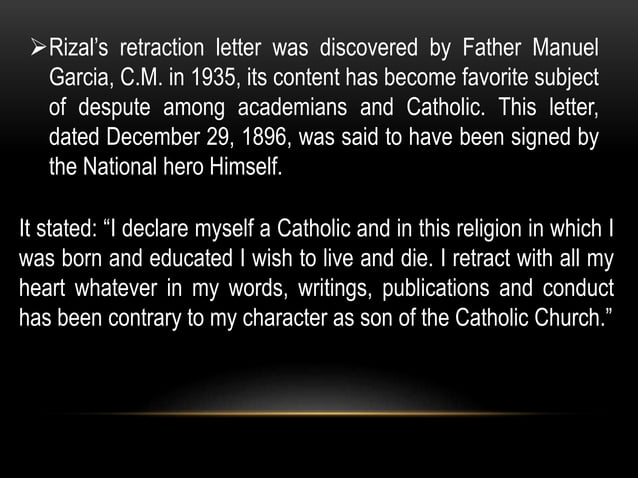 RETRACTION OF RIZAL.pptx