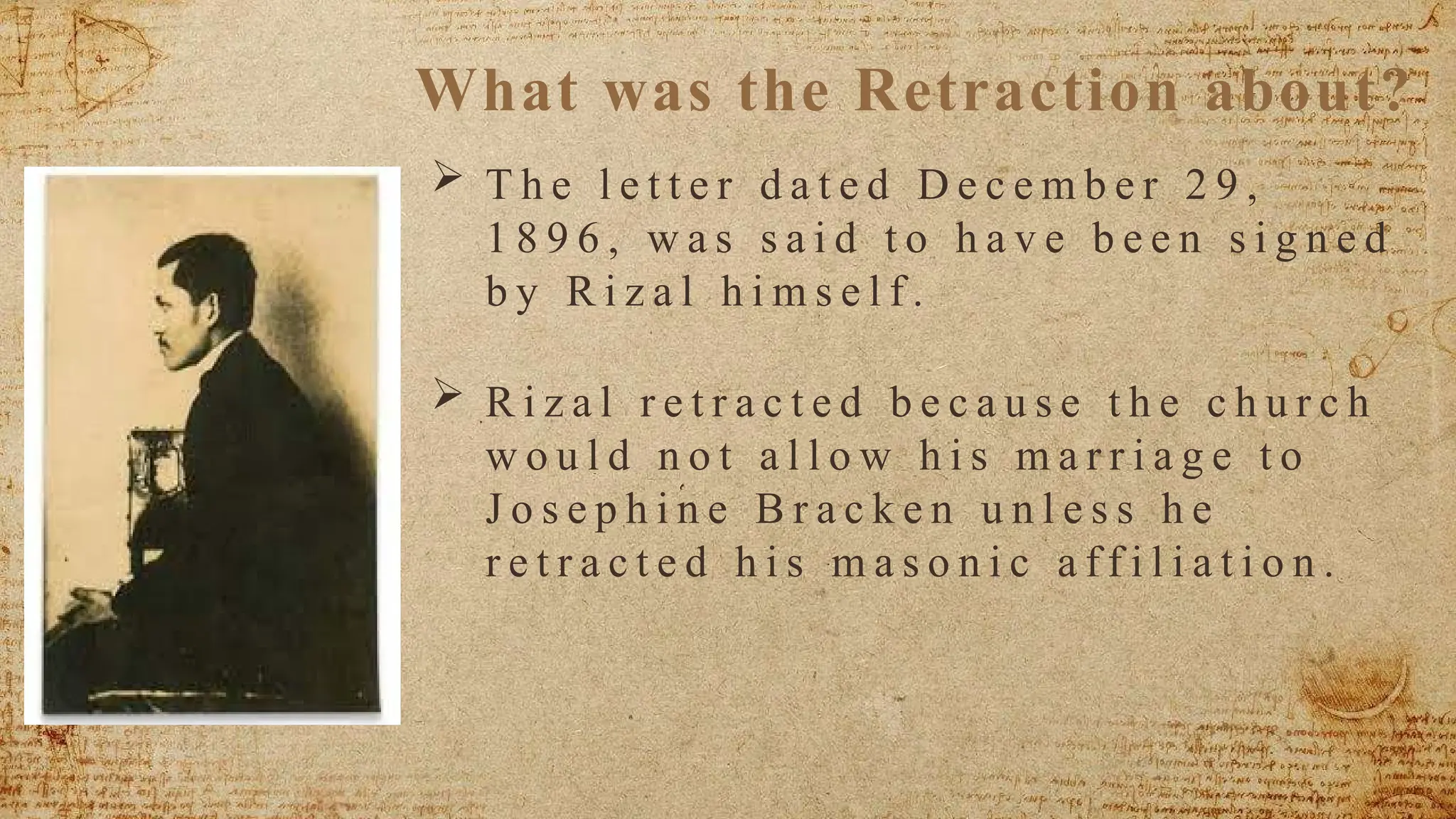 Retraction of Rizal.pptx updated powerpoint | PPTX