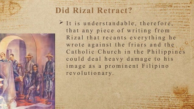 Retraction of Rizal.pptx updated powerpoint | PPTX