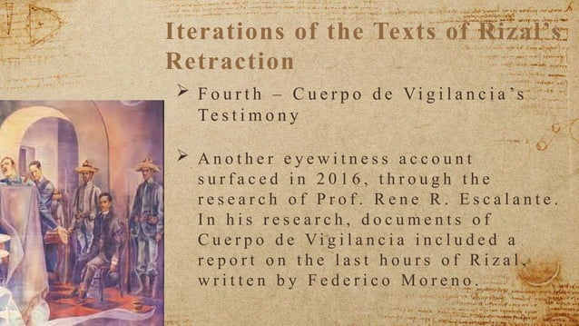 Retraction of Rizal.pptx updated powerpoint | PPTX