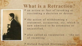 Retraction of Rizal.pptx updated powerpoint | PPTX
