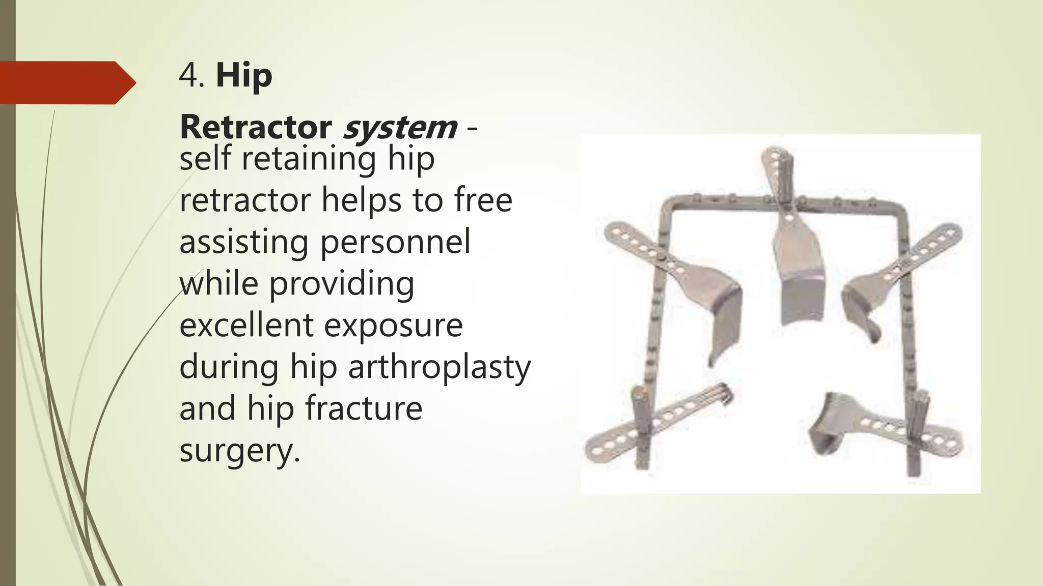 Surgical Retractors and their application | PPTX