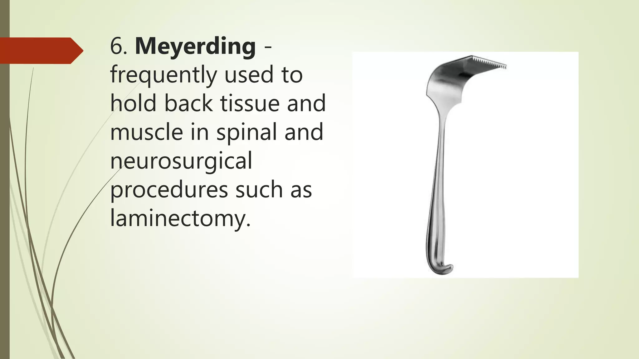 Surgical Retractors and their application | PPTX