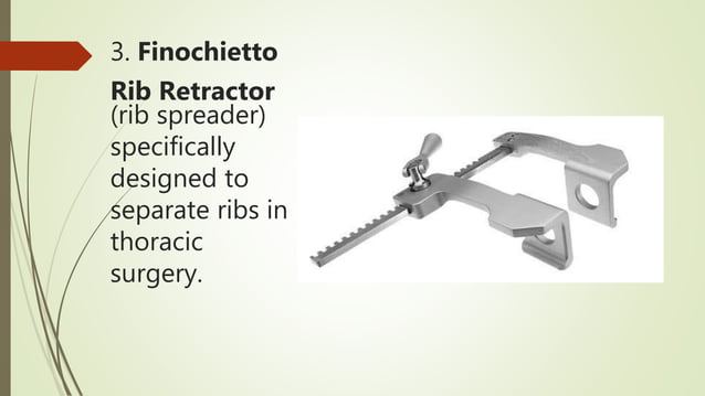 Surgical Retractors and their application | PPTX | Death, Injury, or ...