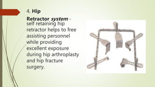 Surgical Retractors and their application | PPTX