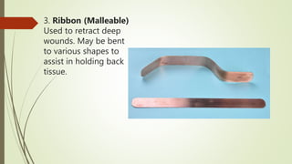 Surgical Retractors and their application | PPTX