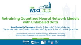 Retraining Quantized Neural Network Models with Unlabeled Data.pdf