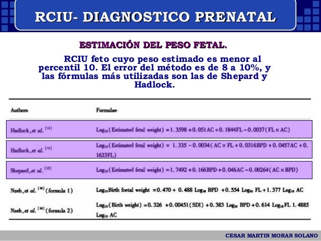 Retraso del crecimiento intrauterino