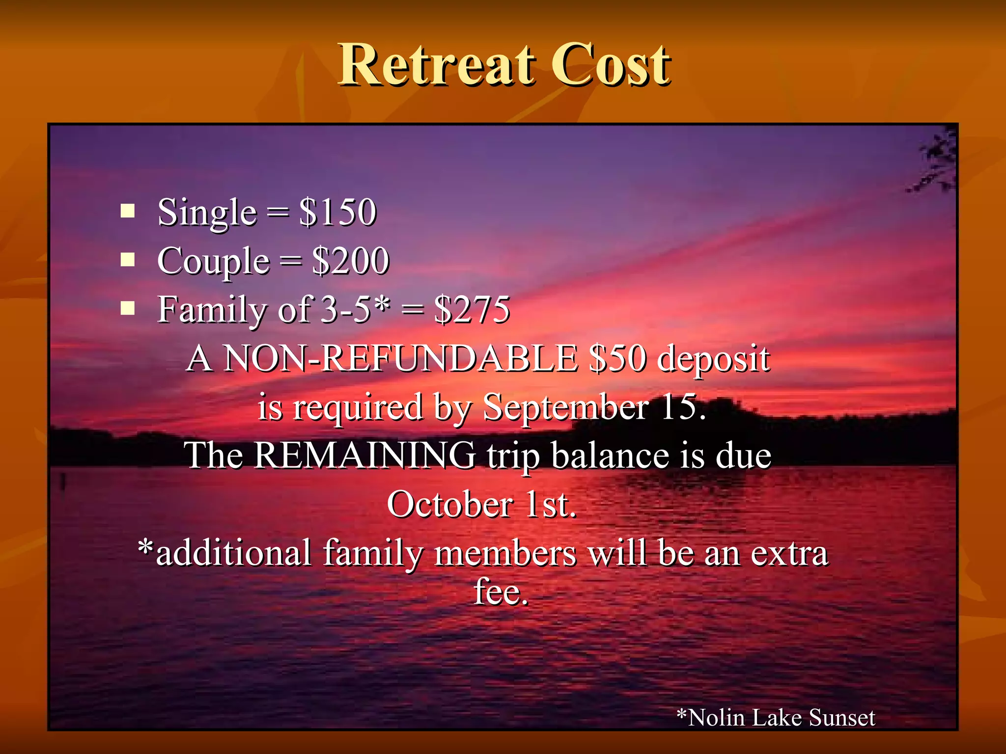 Retreat Presentation | PPT