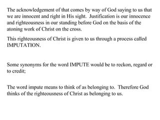 Justified by faith alone, through grace alone in Christ alone | PPT ...