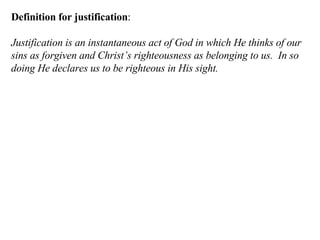 Justified by faith alone, through grace alone in Christ alone | PPT ...