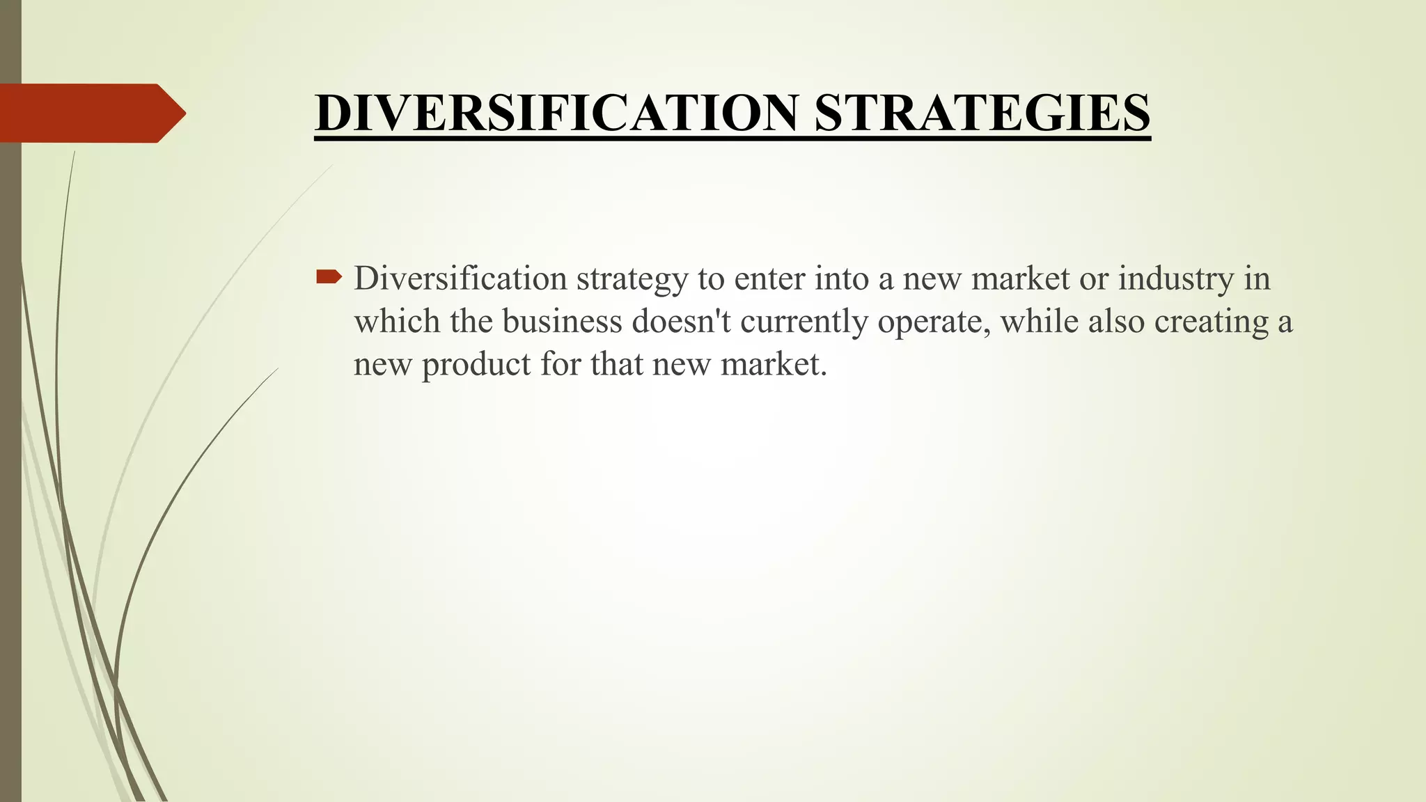 Retrenchment, Diversification & Mix strategy | PPTX