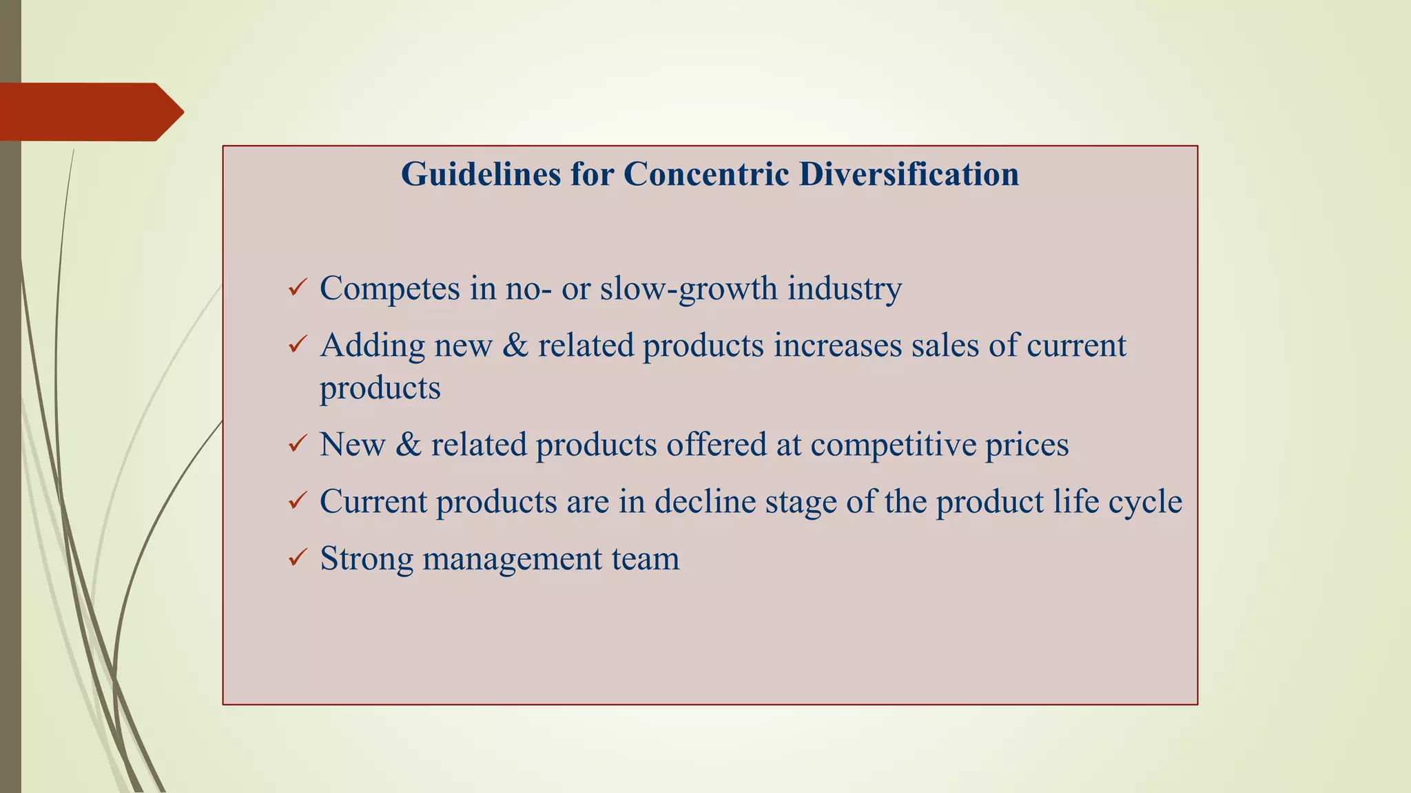 Retrenchment, Diversification & Mix strategy | PPTX