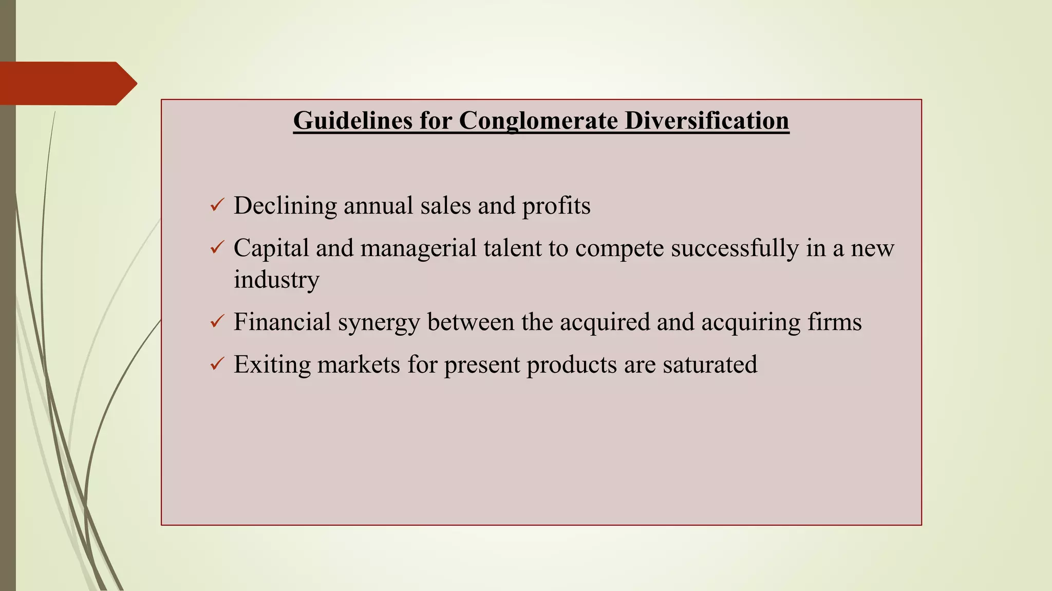 Retrenchment, Diversification & Mix strategy | PPTX