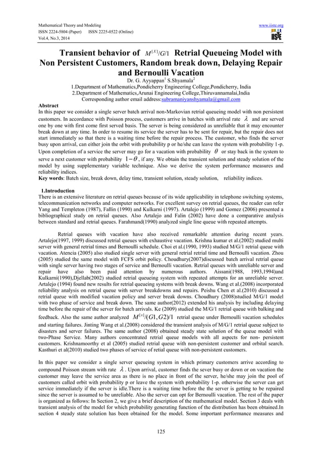 Retrial queueing model with non persistent customers, random break down, delaying repair and ...