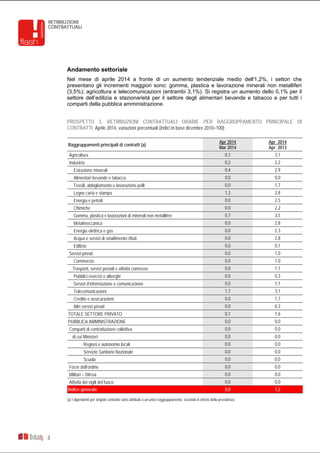 Retribuzioni contrattuali 23-mag-2014 - testo integrale | PDF