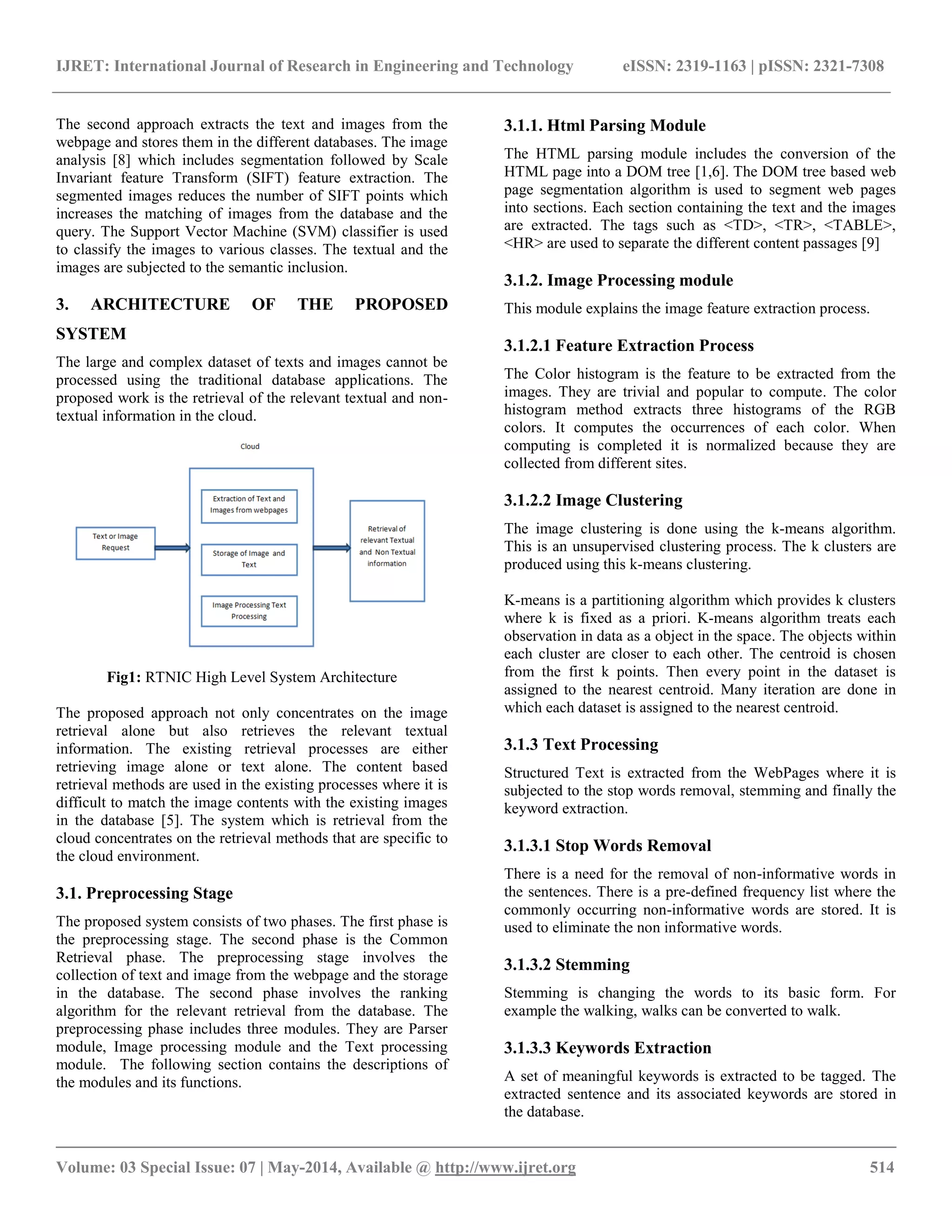 Retrieval of textual and non textual information in | PDF