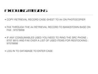 Retrieval record learning package | PPT