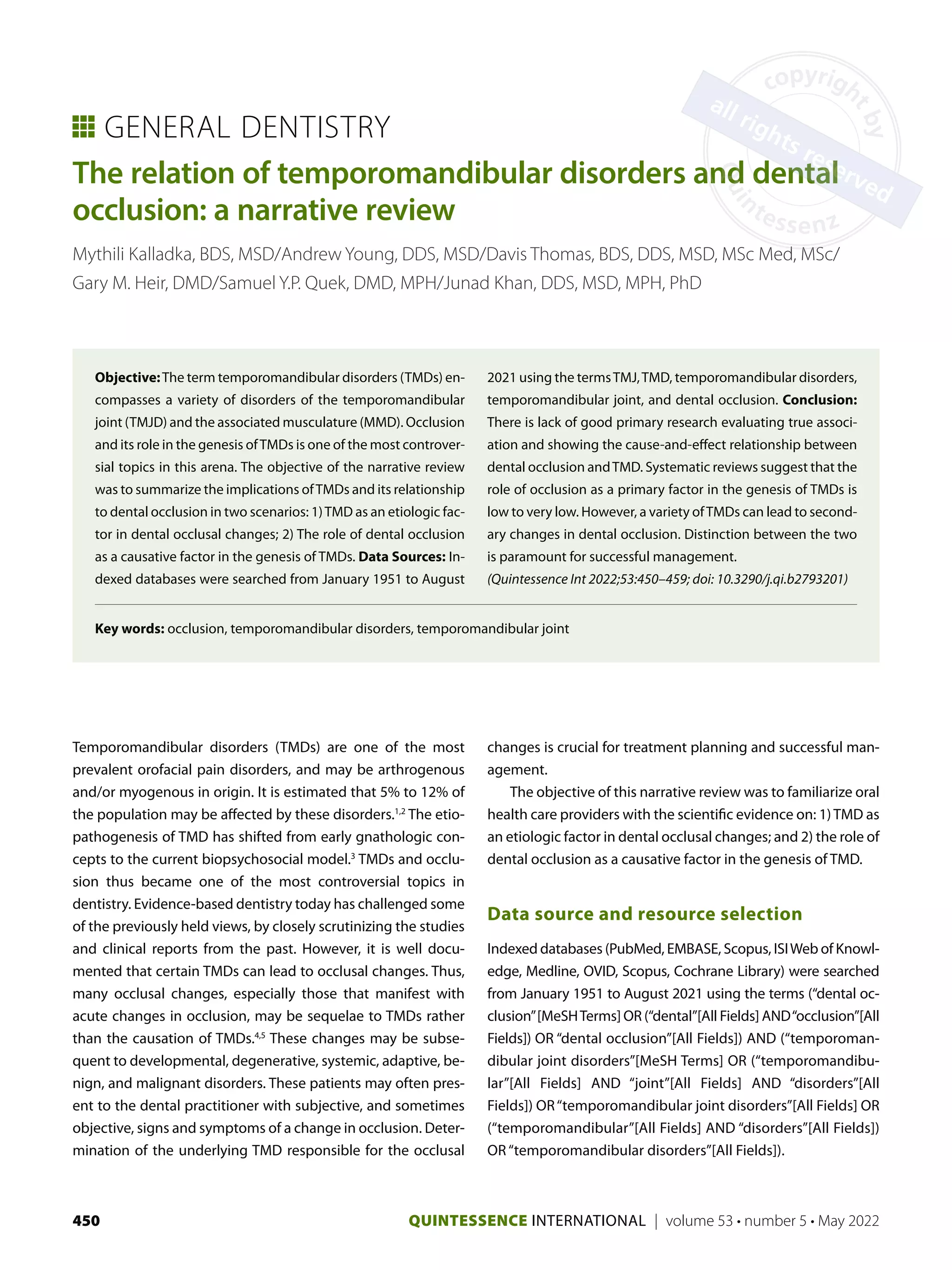 oclusion ATM | PDF