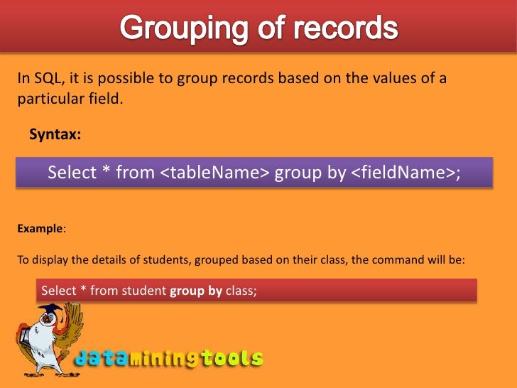 Retrieving Data From A Database