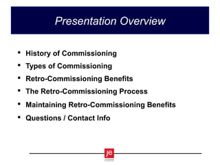 Understanding the Retro-Commissioning Process and its Benefits | PPT