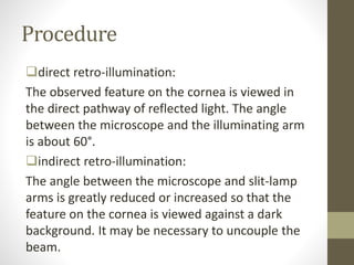 Retro illumination | PPTX