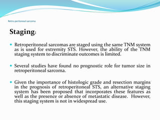 Retro peritoneal sarcoma | PPTX