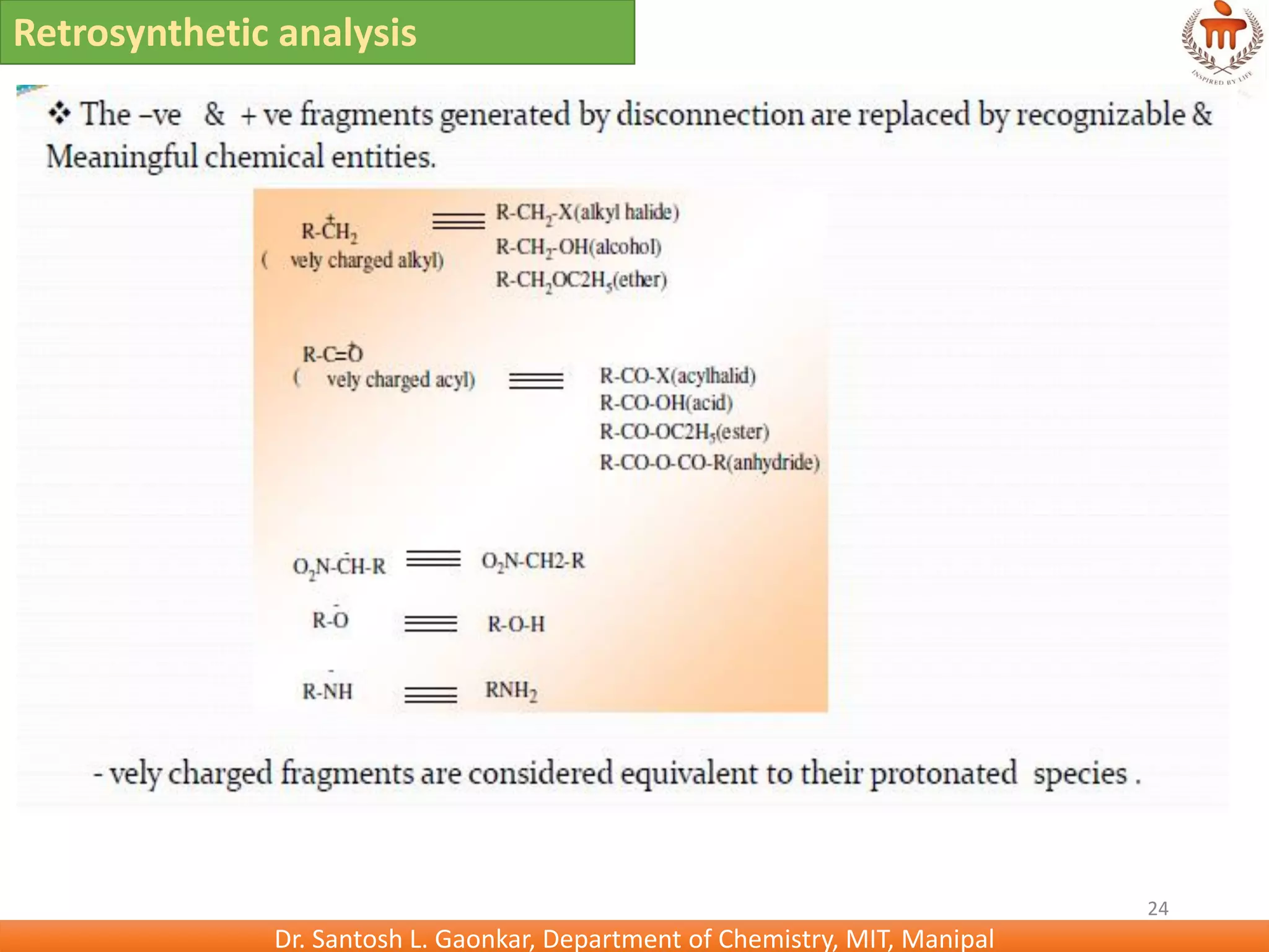 Retrosynthetic Analysis Pdf