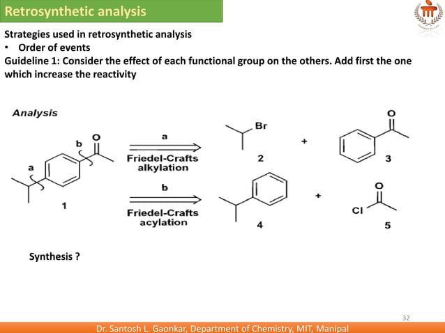 Retrosynthetic analysis | PDF | Chemistry | Science
