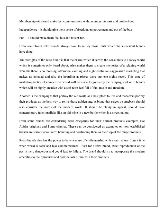 Retro branding / Retro marketing- An Introduction | PDF